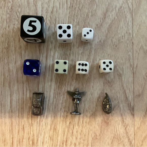 Toys | Set Of 1 Pieces Monopoly Disney Pixar Dice Token | Poshmark